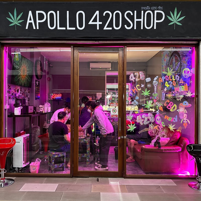 Apollo 420 shop in Chiang Mai, Thailand